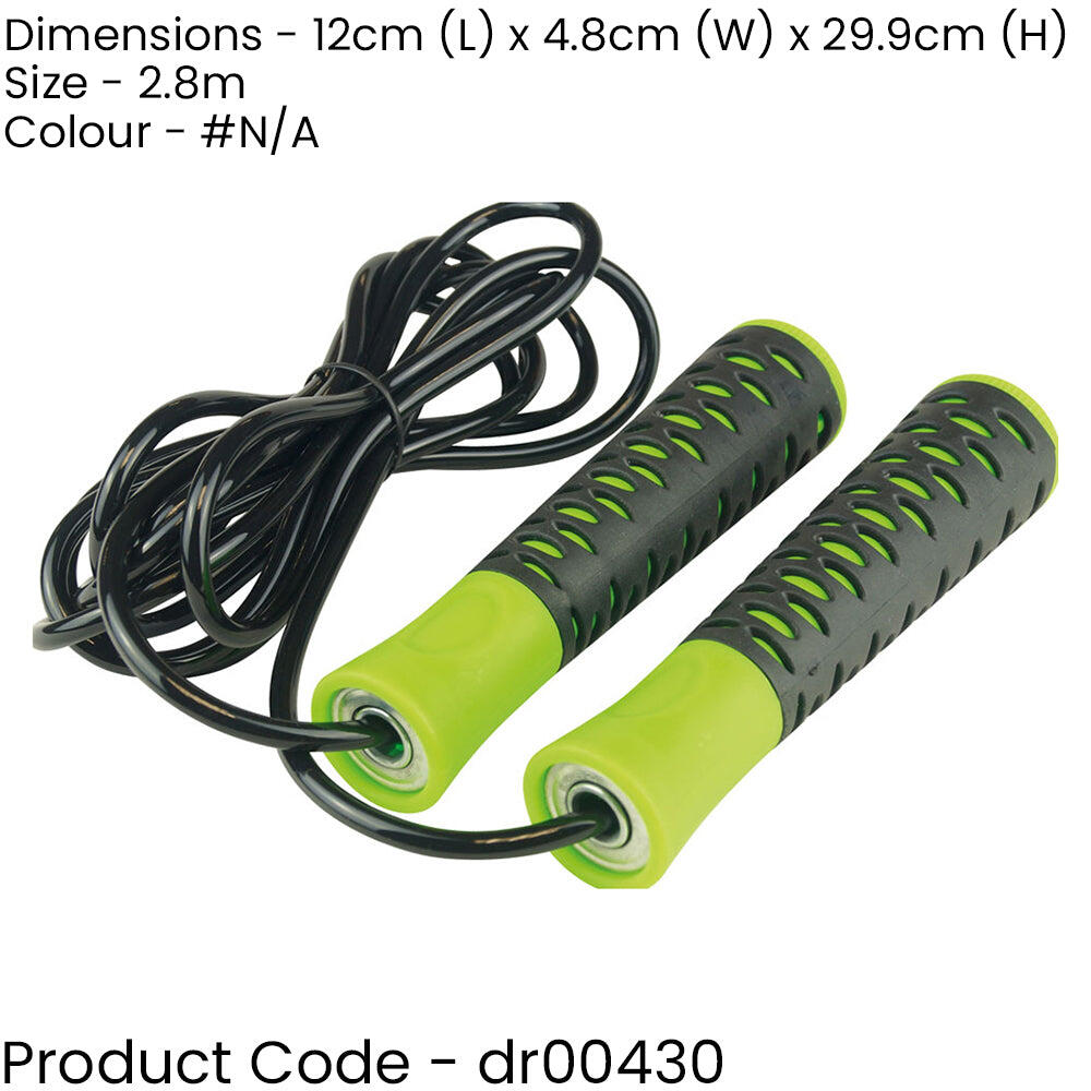 High Grip Speed Rope - Workout Jump Skipping Rope - Cardio Boxing Home ...