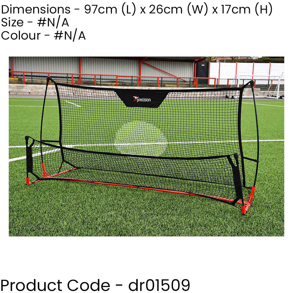 2 x 1.2m 2 in 1 Football Rebounder - Passing Headers Volley Training ...
