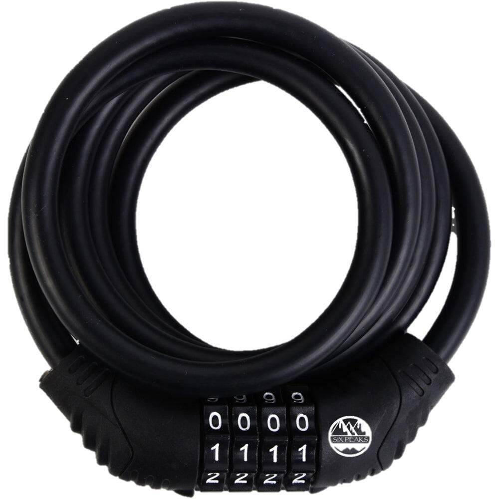 4 Digit Combination Bicycle Cable Lock HEAVY DUTY Steel Wire Bike ...