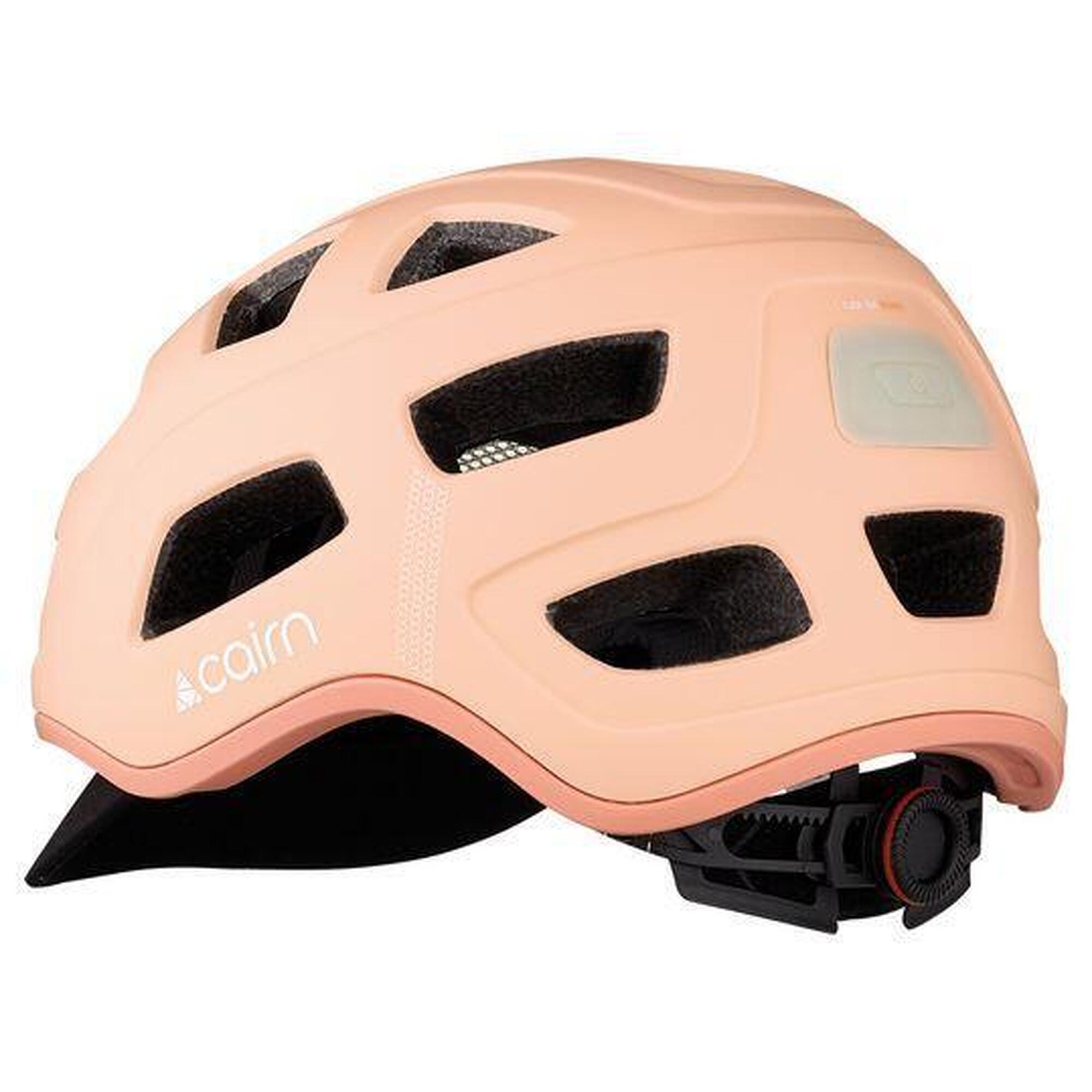 CAIRN Cairn Quartz City Helm Led USB Mat Vissen | Decathlon