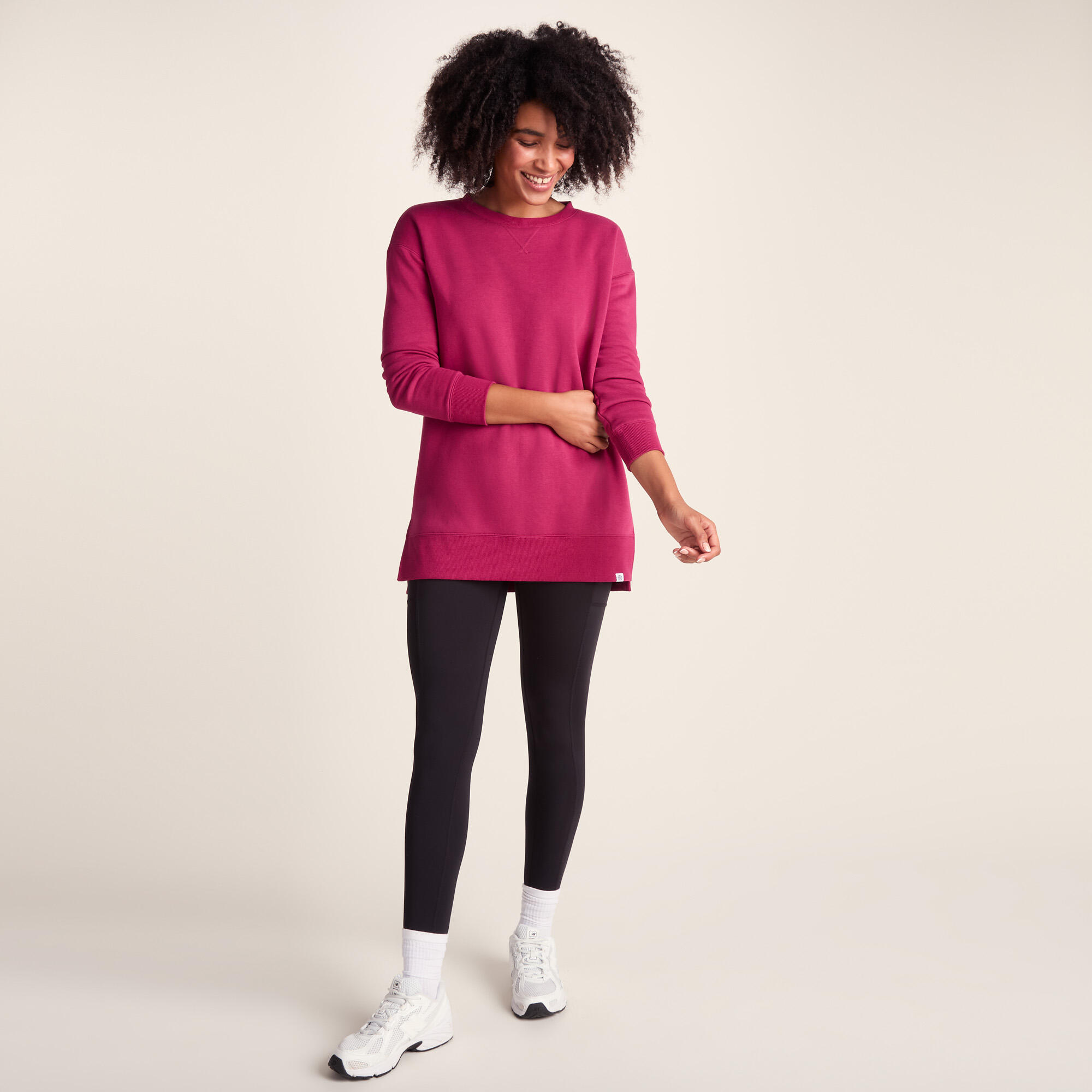 Michelle Womens Longline Sweat | Decathlon
