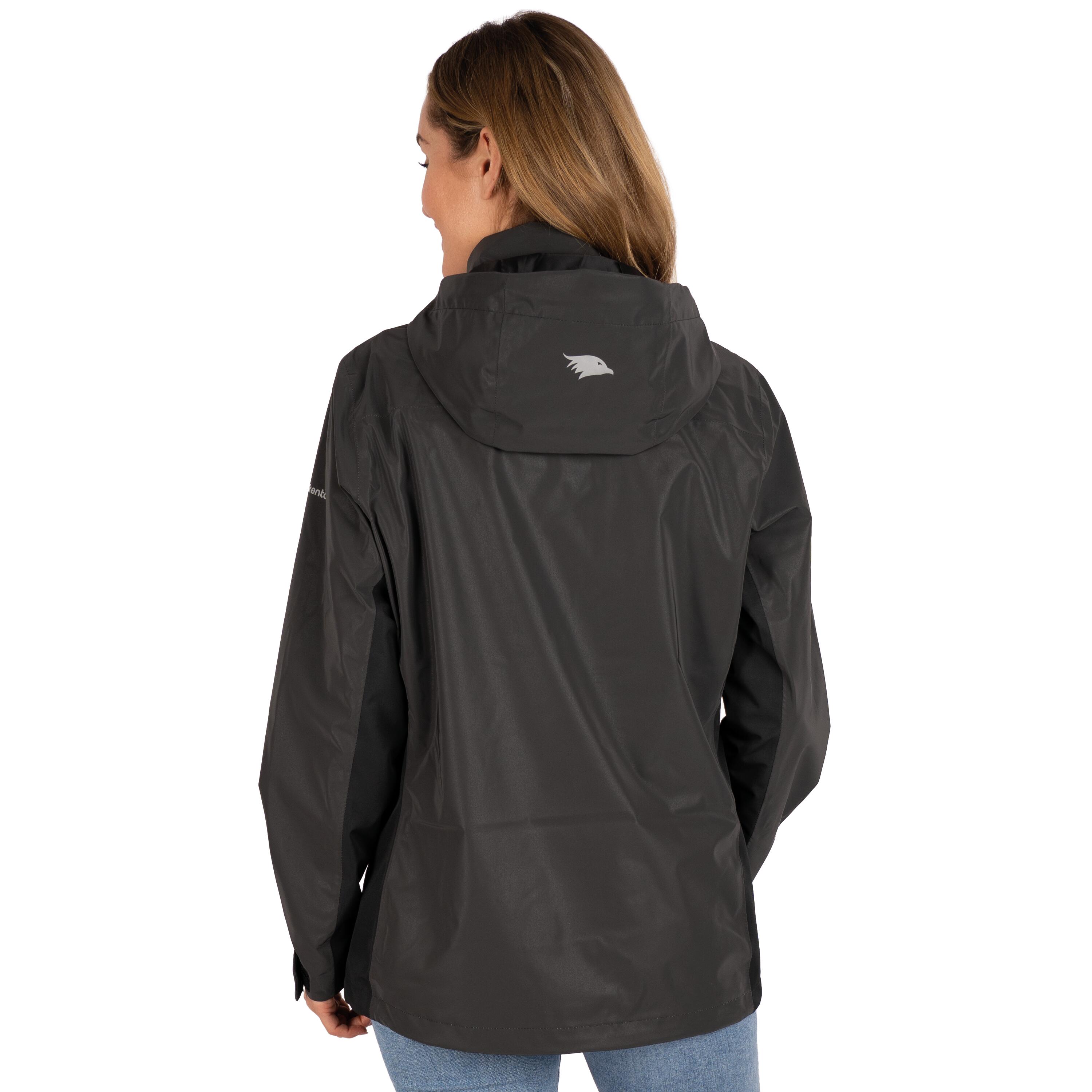 3-in-1 jas dames waterdicht en reflecterend met fleece binnenjack | Decathlon