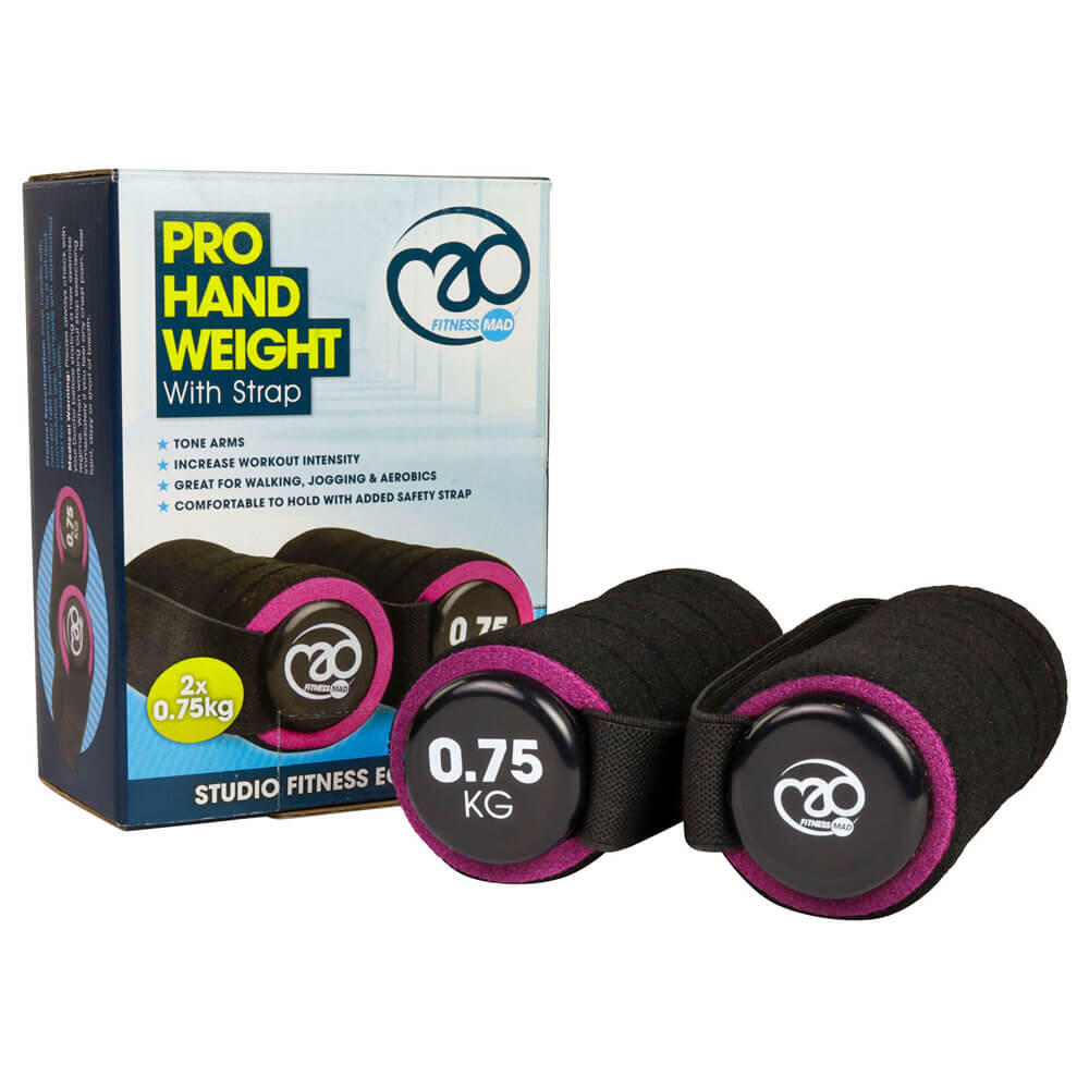 Fitness Mad 0.75kg Pro Hand Weights - Purple FITNESS MAD | Decathlon