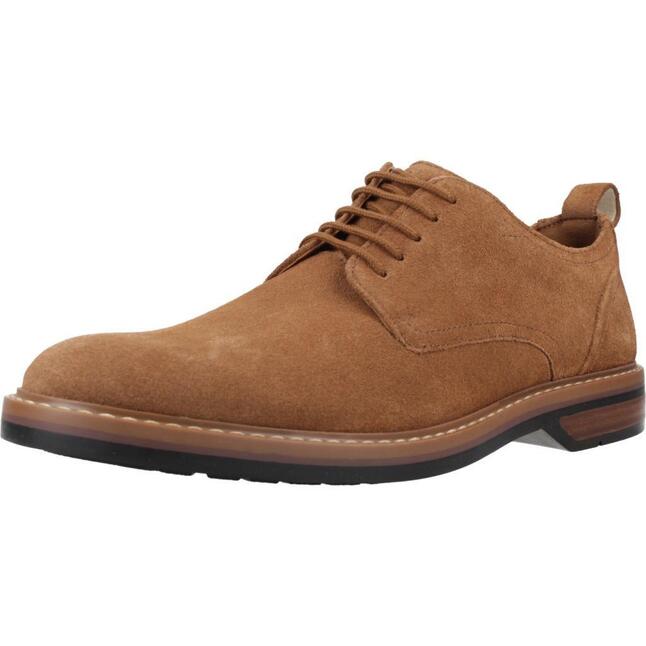 CLARKS Sneakers Clarks Model Aldwin Lace Suede Kleur Bruin | Decathlon