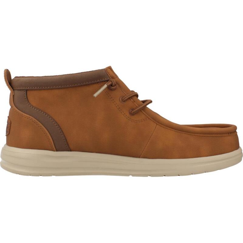 Buty HEY DUDE WALLY MID GRIP R CLASSIC Jasnobrązowy PRO BRANDS | Decathlon