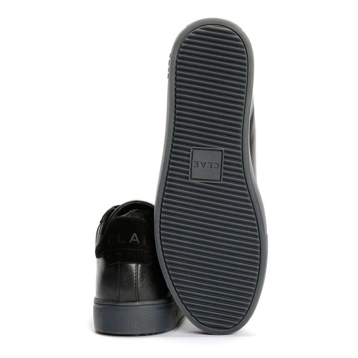 Clae Deane Leather Clear Men's Black Trainers CLAE | Decathlon