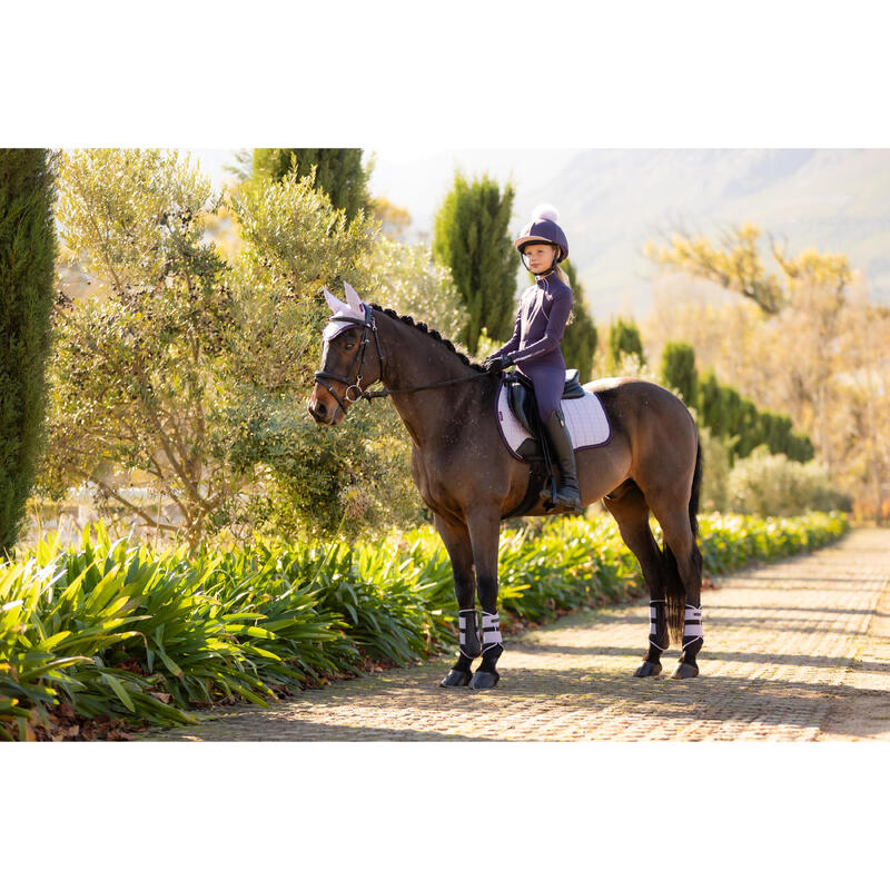 Tapis de CSO LeMieux Suede GP Square LEMIEUX | Decathlon