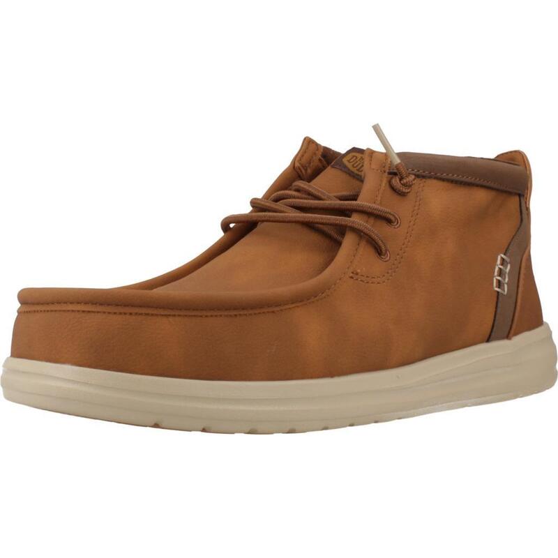 Buty HEY DUDE WALLY MID GRIP R CLASSIC Jasnobrązowy PRO BRANDS | Decathlon