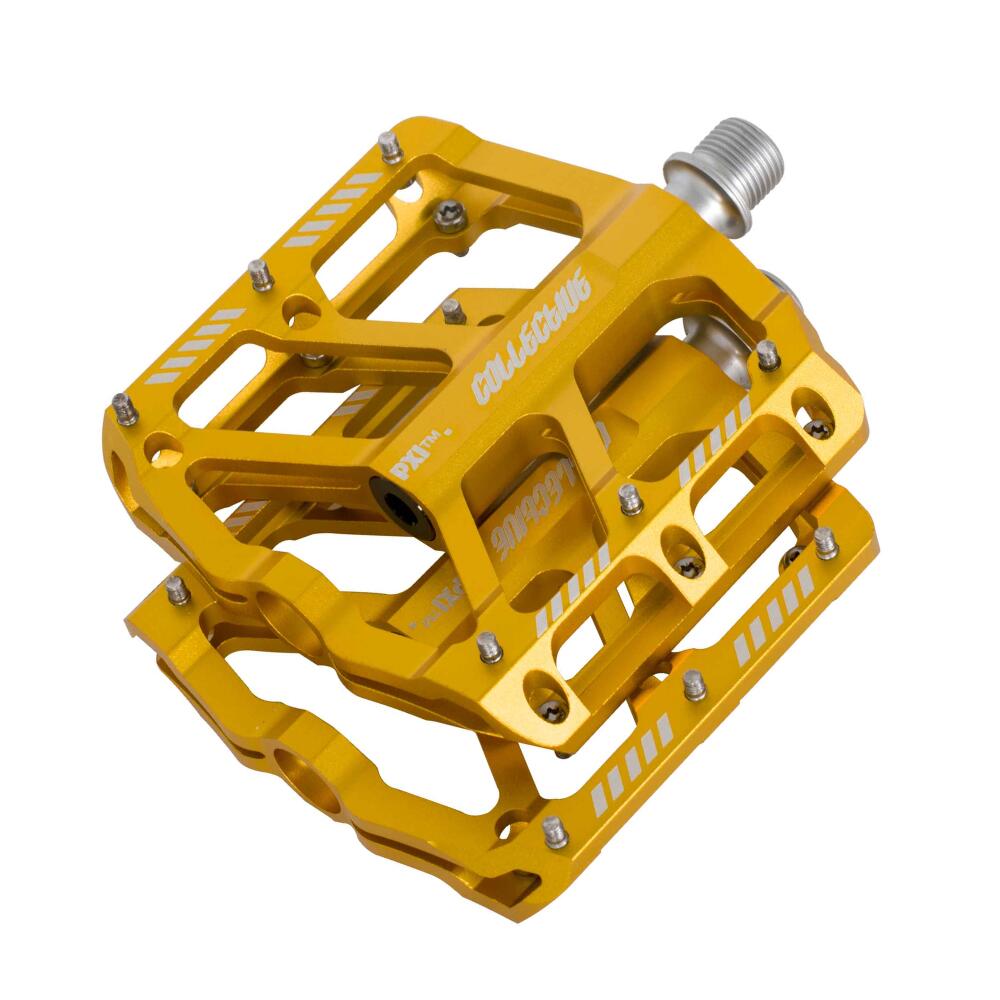 PX1 MTB Bike Pedal Set - Gold | Decathlon