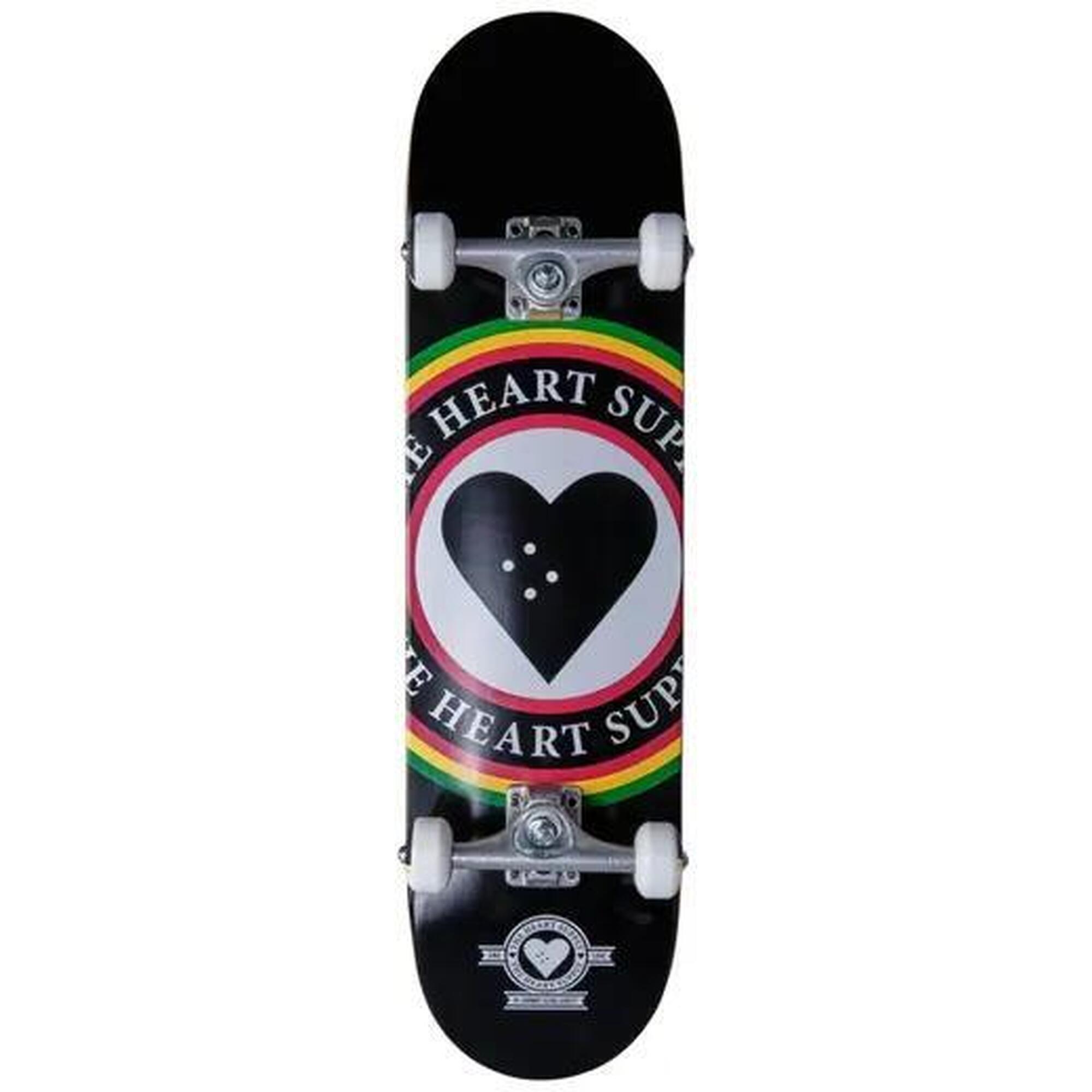 Heart Supply Insignia Skateboard Complet - 8.25" - Blanc THE HEART ...