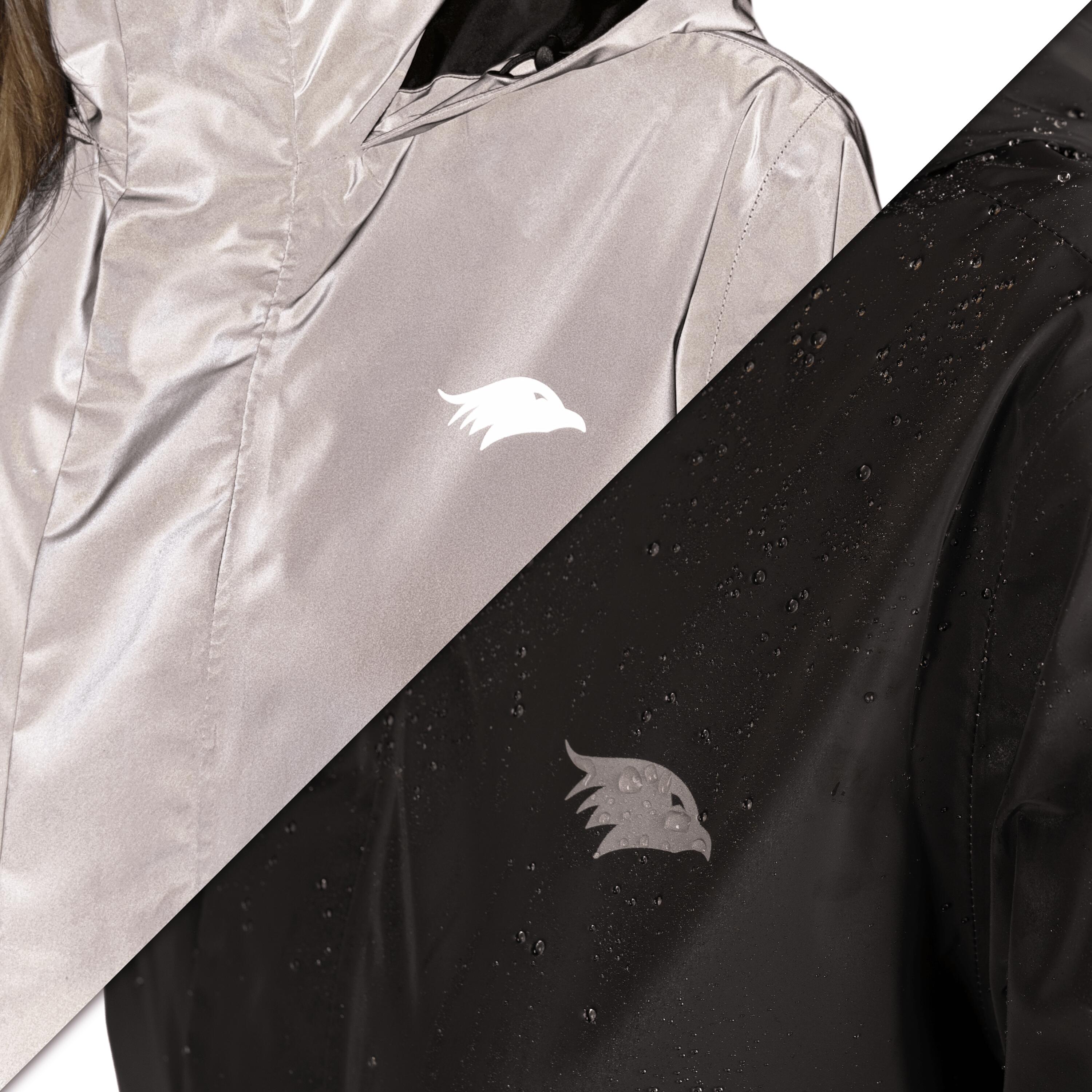 3-in-1 jas dames waterdicht en reflecterend met fleece binnenjack | Decathlon