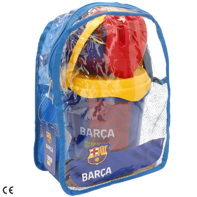 FC Barcelona Cube de plage avec ballon de l'équipe et accessoires FC ...
