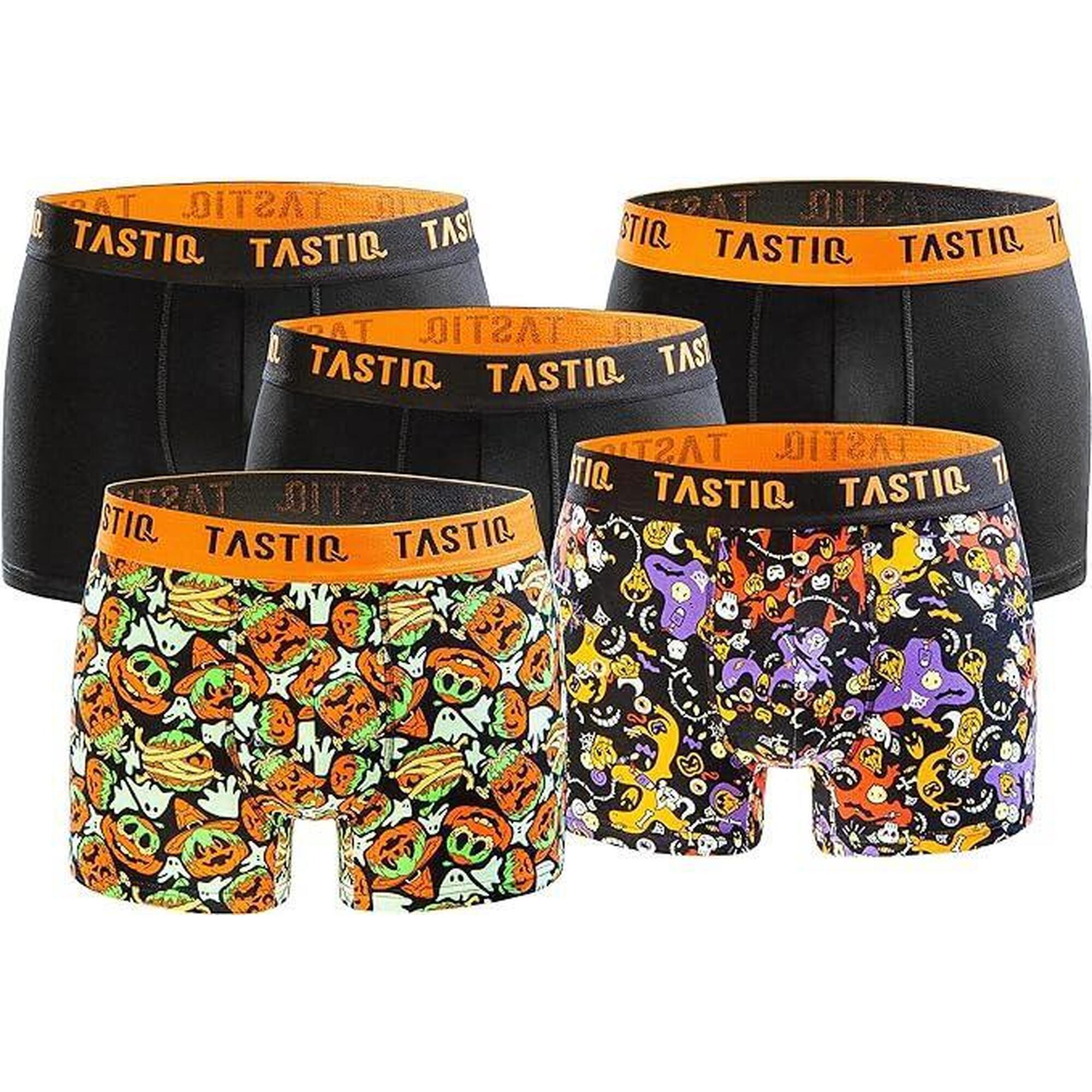 Boxers Tastiq Halloween 5-Pack : Confort et Élégance ATTIQ | Decathlon