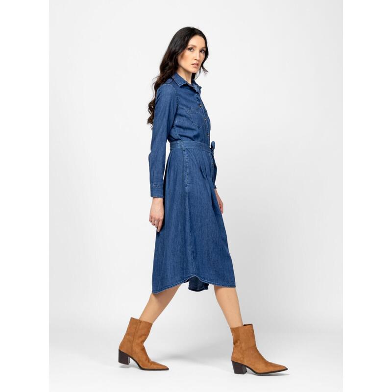 HEAVY TOOLS - Rochie din in pentru femei VALORIE | Decathlon