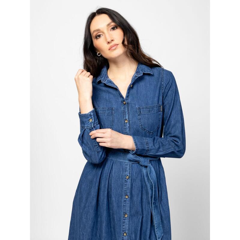 HEAVY TOOLS - Rochie din in pentru femei VALORIE | Decathlon