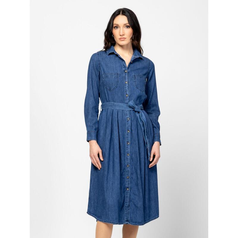 HEAVY TOOLS - Rochie din in pentru femei VALORIE | Decathlon