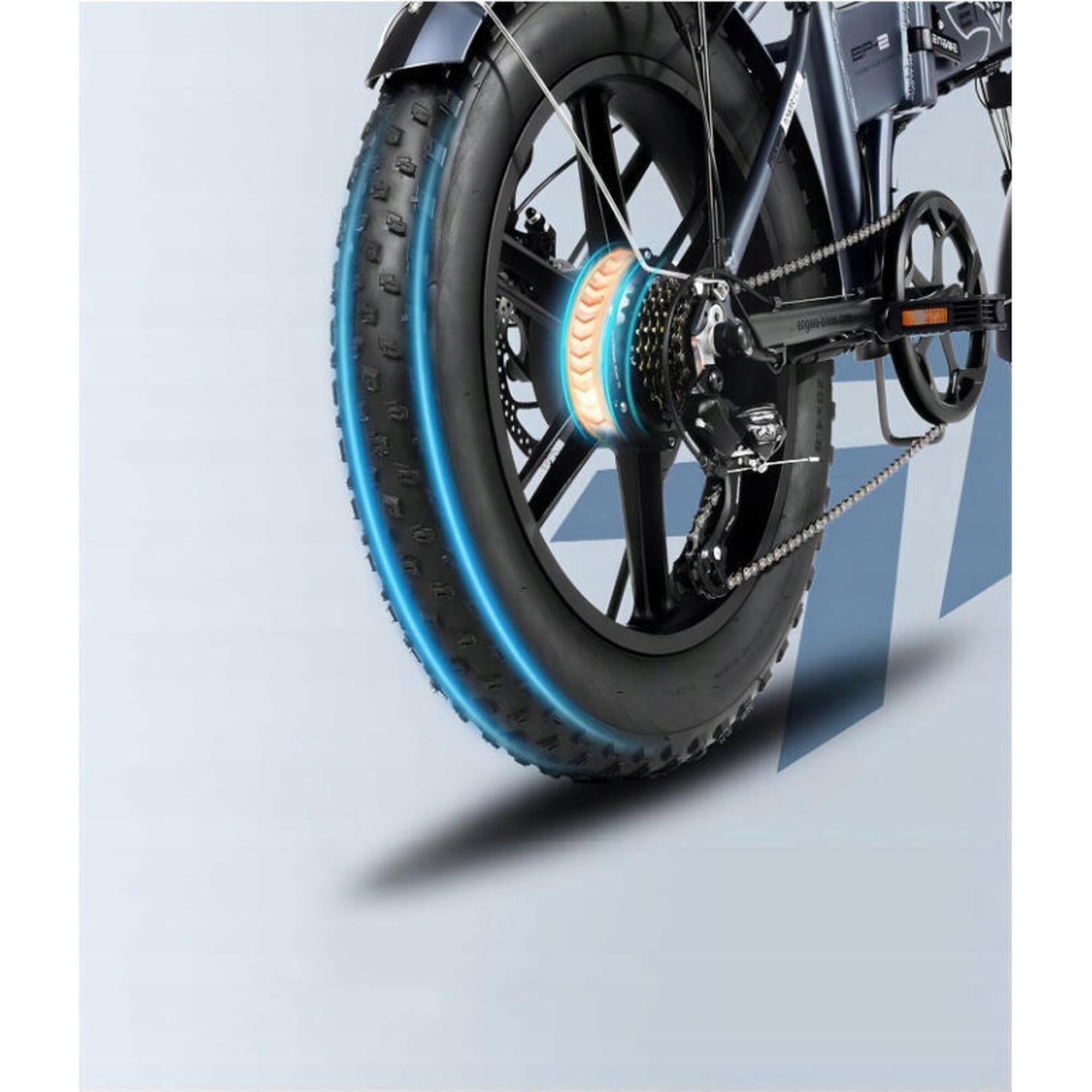 Rower elektryczny Engwe EP-2 BOOST 20" 250 W szary DYU | Decathlon