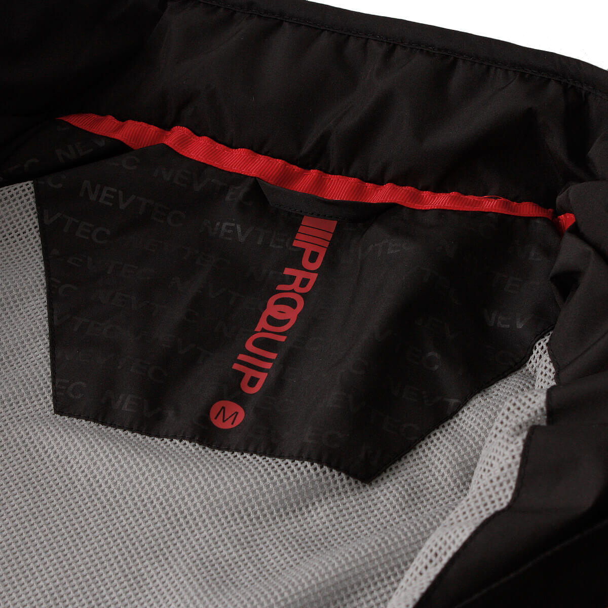 Proquip Mens Nevtec Lightweight Jacket - Black/Red - S | Decathlon