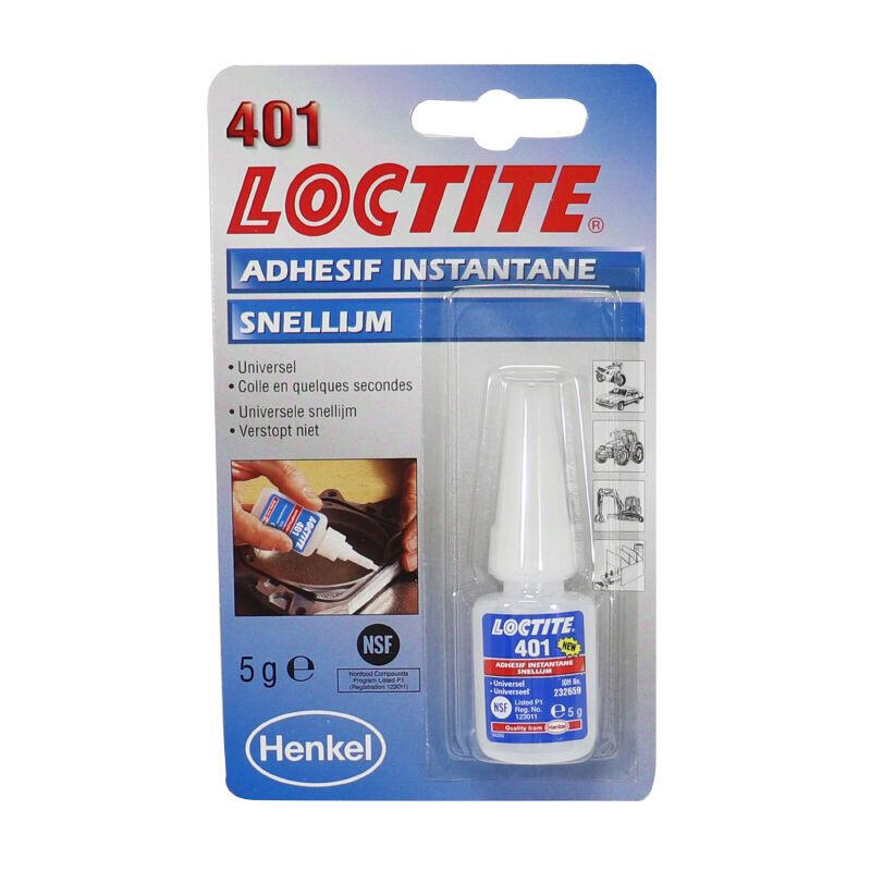 Colle Adhésif instantané 3 secondes (5ml) - LOCTITE 401 LOCTITE | Decathlon