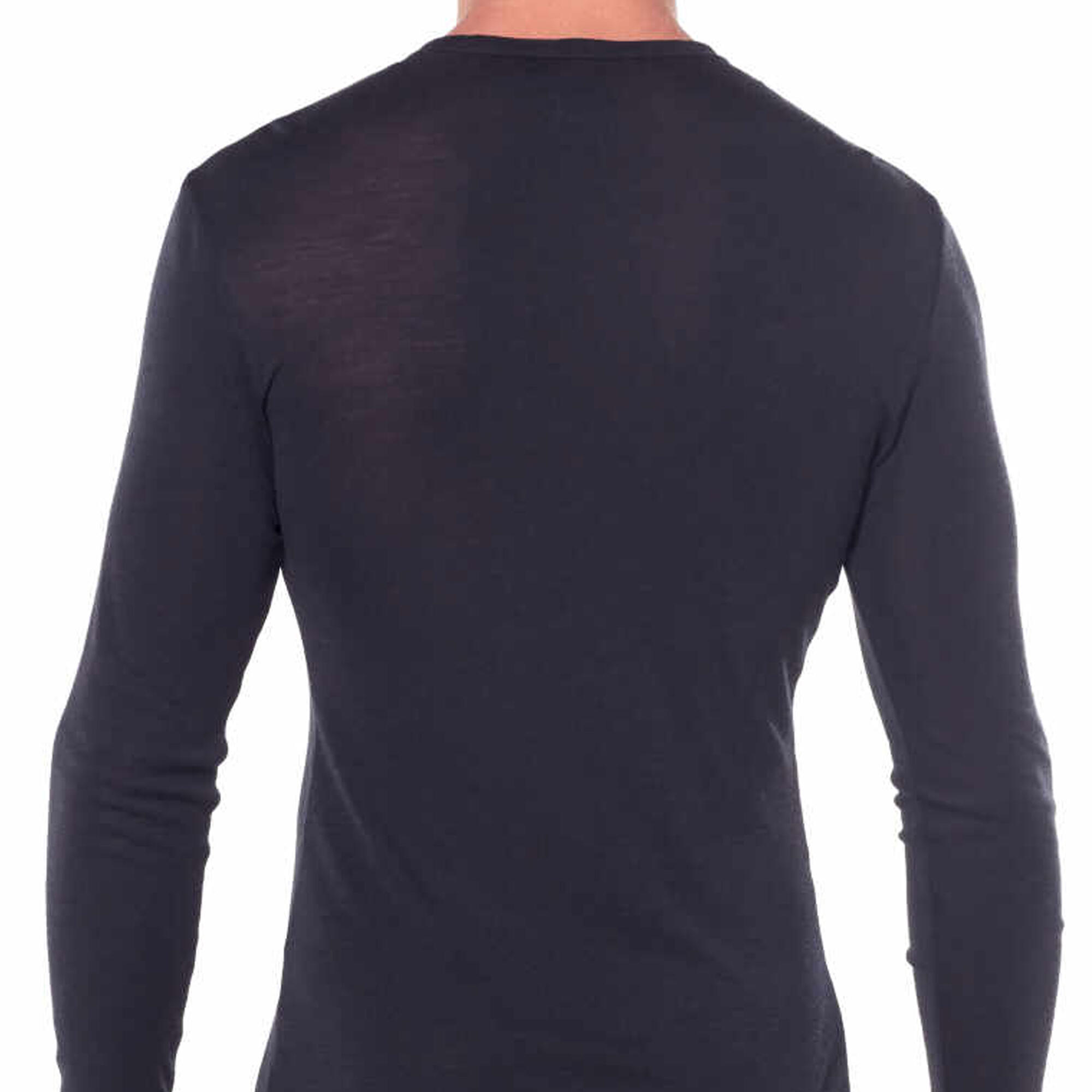 Men's Icebreaker Everyday 175 Merino Wool Long Sleeve Crew Base Layer ...