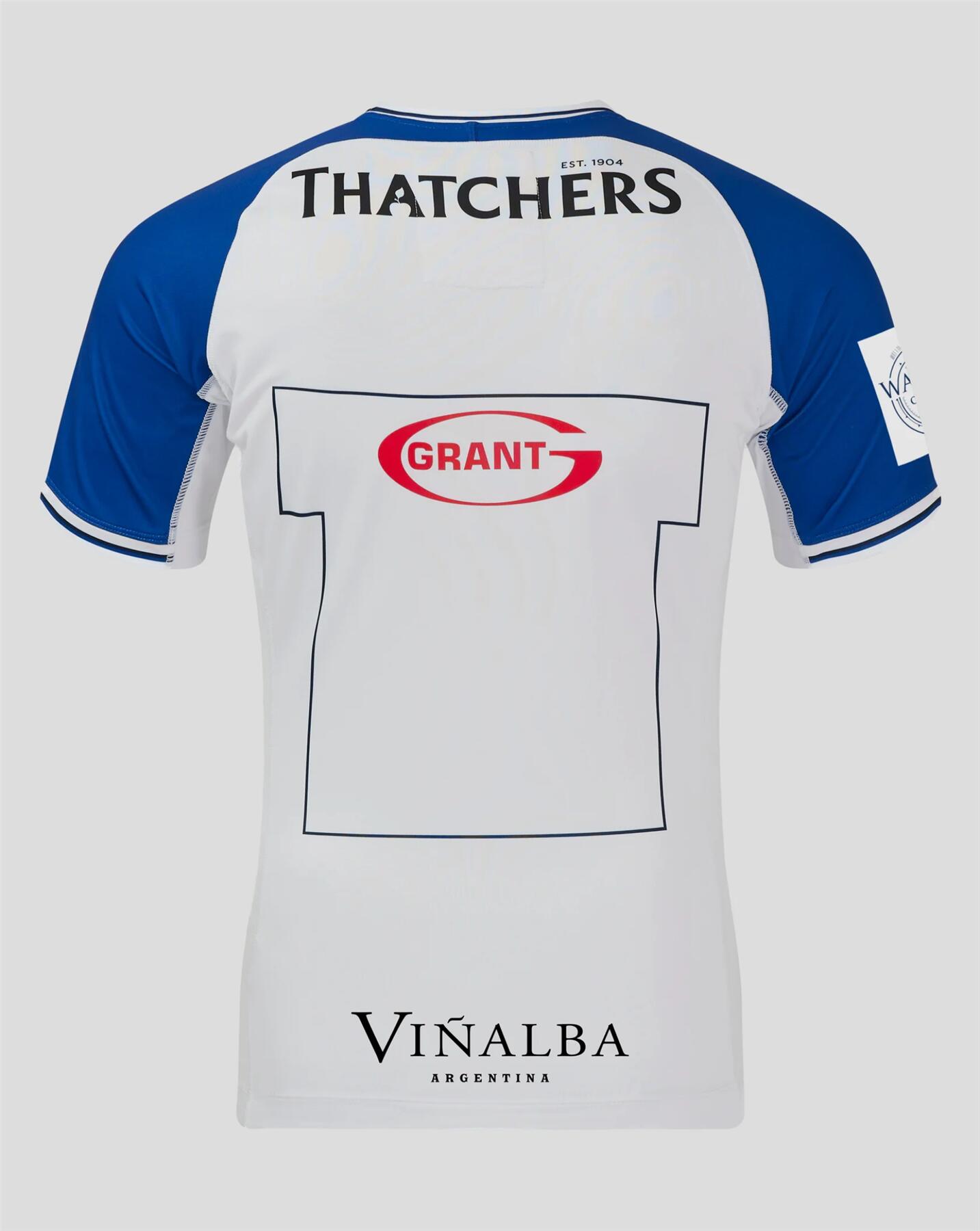 Bath Rugby Castore Shirt Men's Away Pro White Jersey Top CASTORE ...