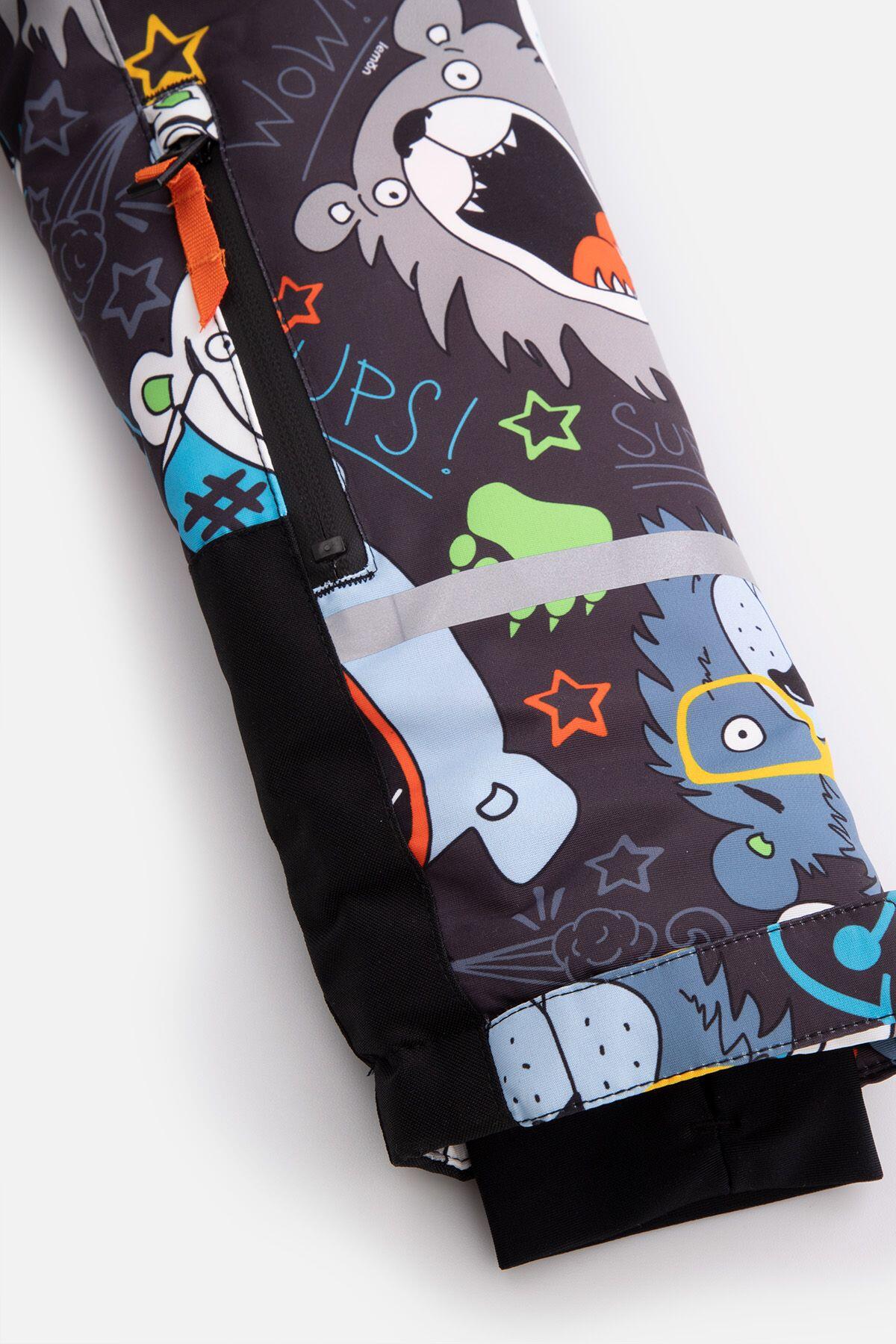 Kinder Schneeanzug Skianzug warm ZL4 LEMON EXPLORE | Decathlon