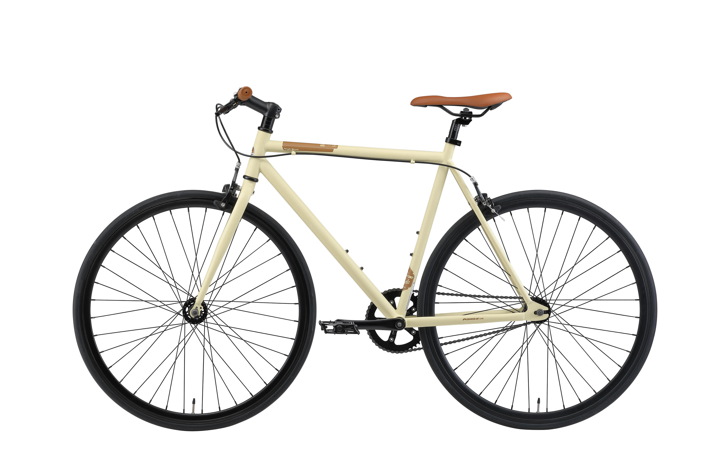 Aluminium stadsfiets single speed 28" | Decathlon