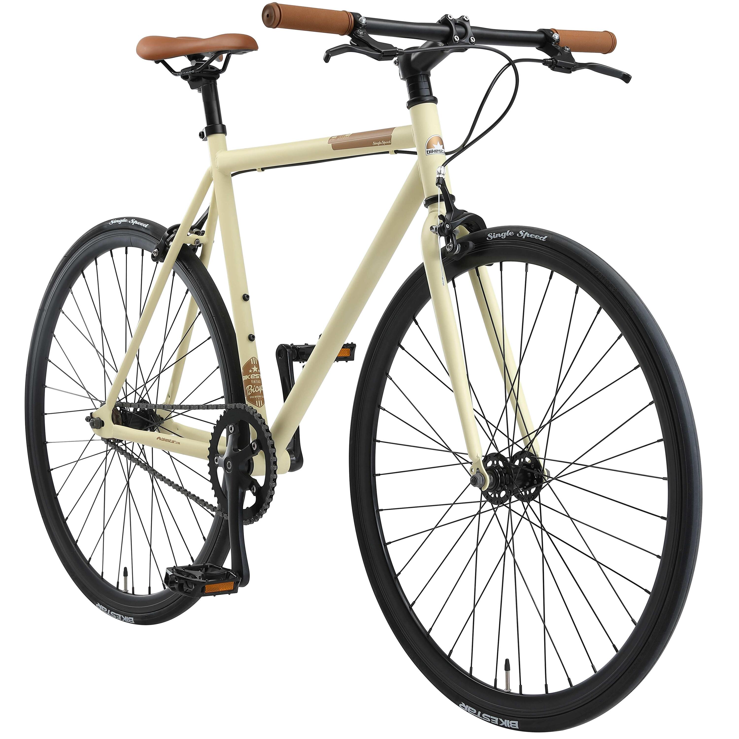 Aluminium stadsfiets single speed 28" | Decathlon