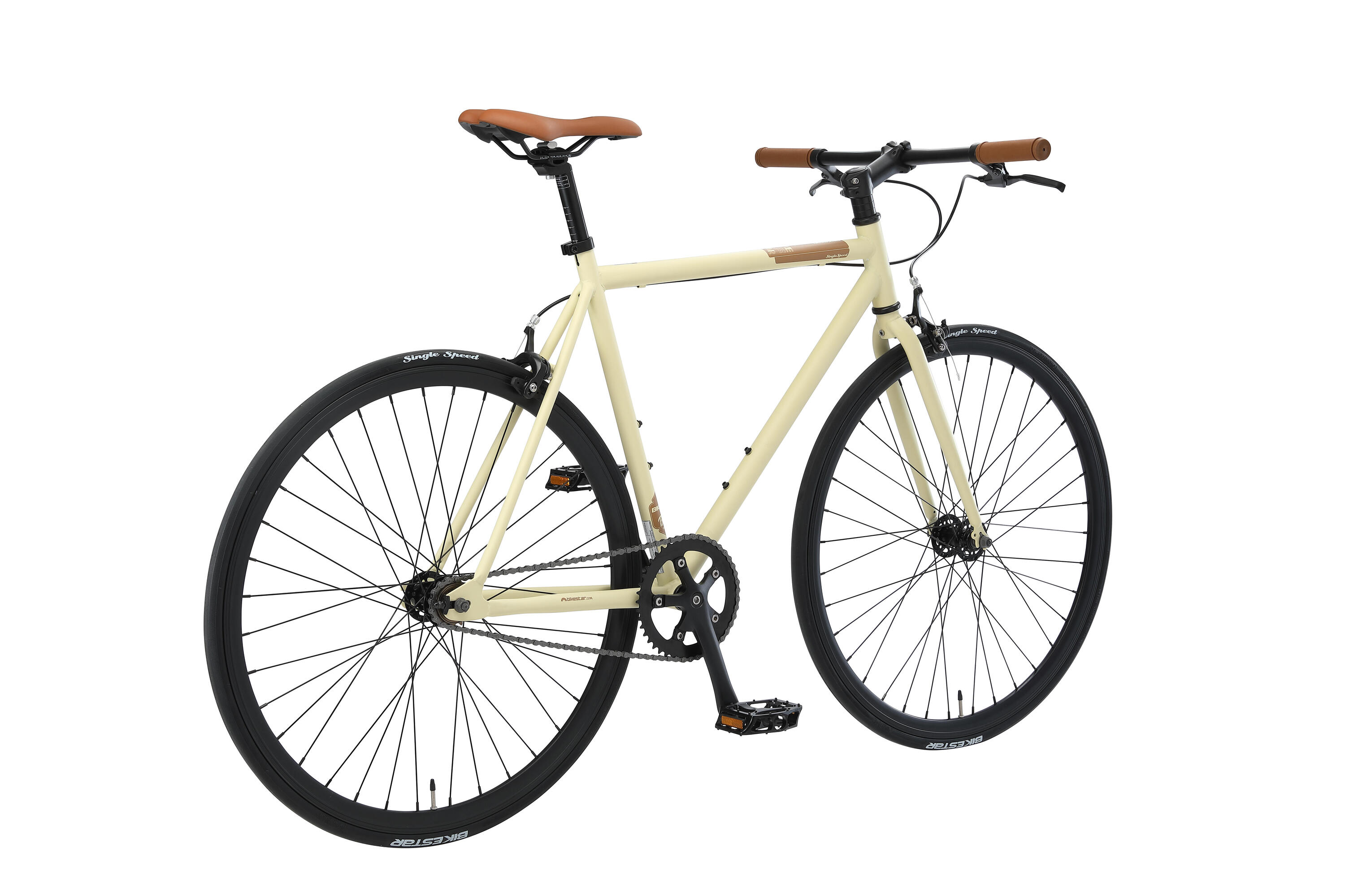 Aluminium stadsfiets single speed 28" | Decathlon