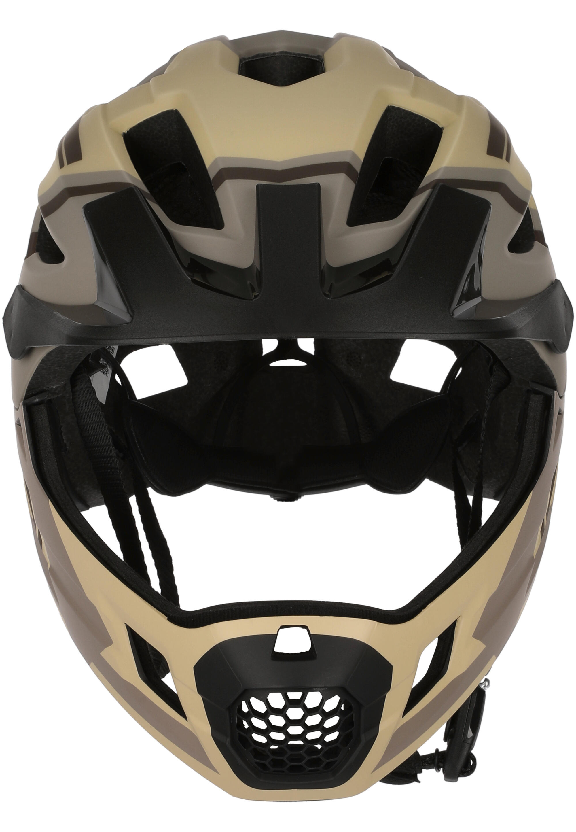 Fullface bike helmet for kids 6-12 | Sand | Crazy Safety | EN1078 Certified - Decathlon