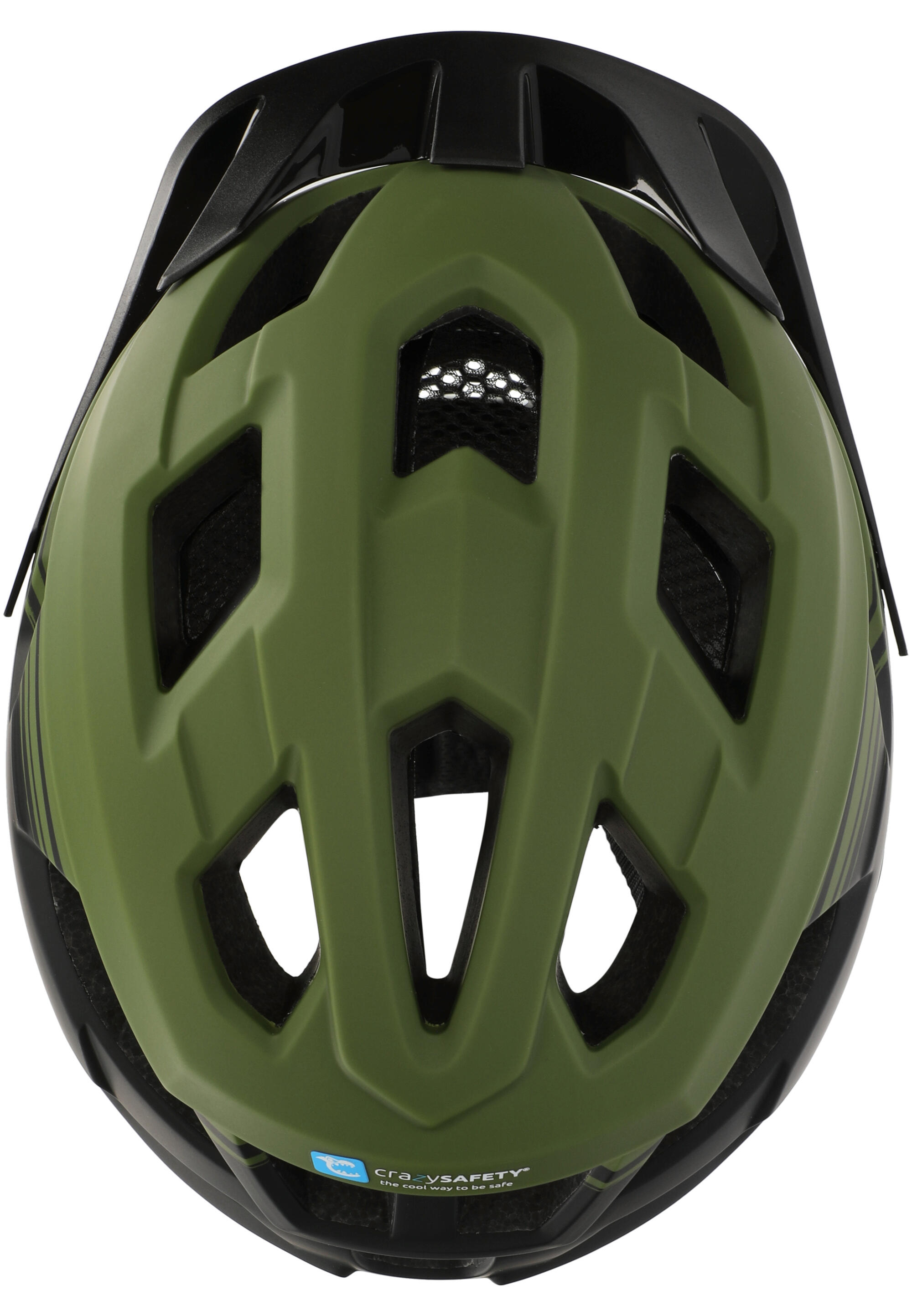 Fullface bike helmet for kids 6-12 | Green | Crazy Safety | EN1078 ...