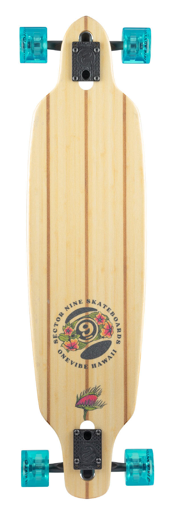 Komplett-Longboard Fractal Flora SECTOR 9 | Decathlon