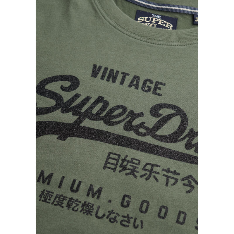 T-shirt avec logo fantaisie femme Superdry Vintage SUPERDRY | Decathlon