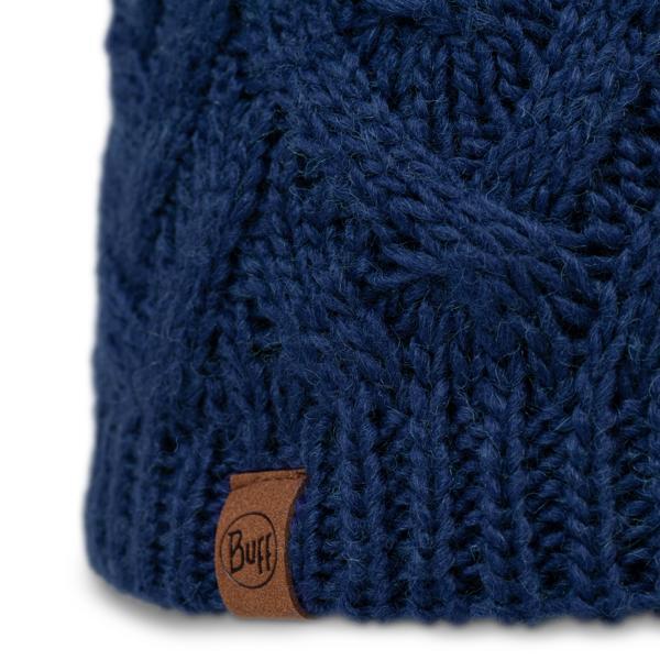 Czapka BUFF KNITTED & FLEECE BAND BEANIE CARYN MIDNIGHT BUFF | Decathlon
