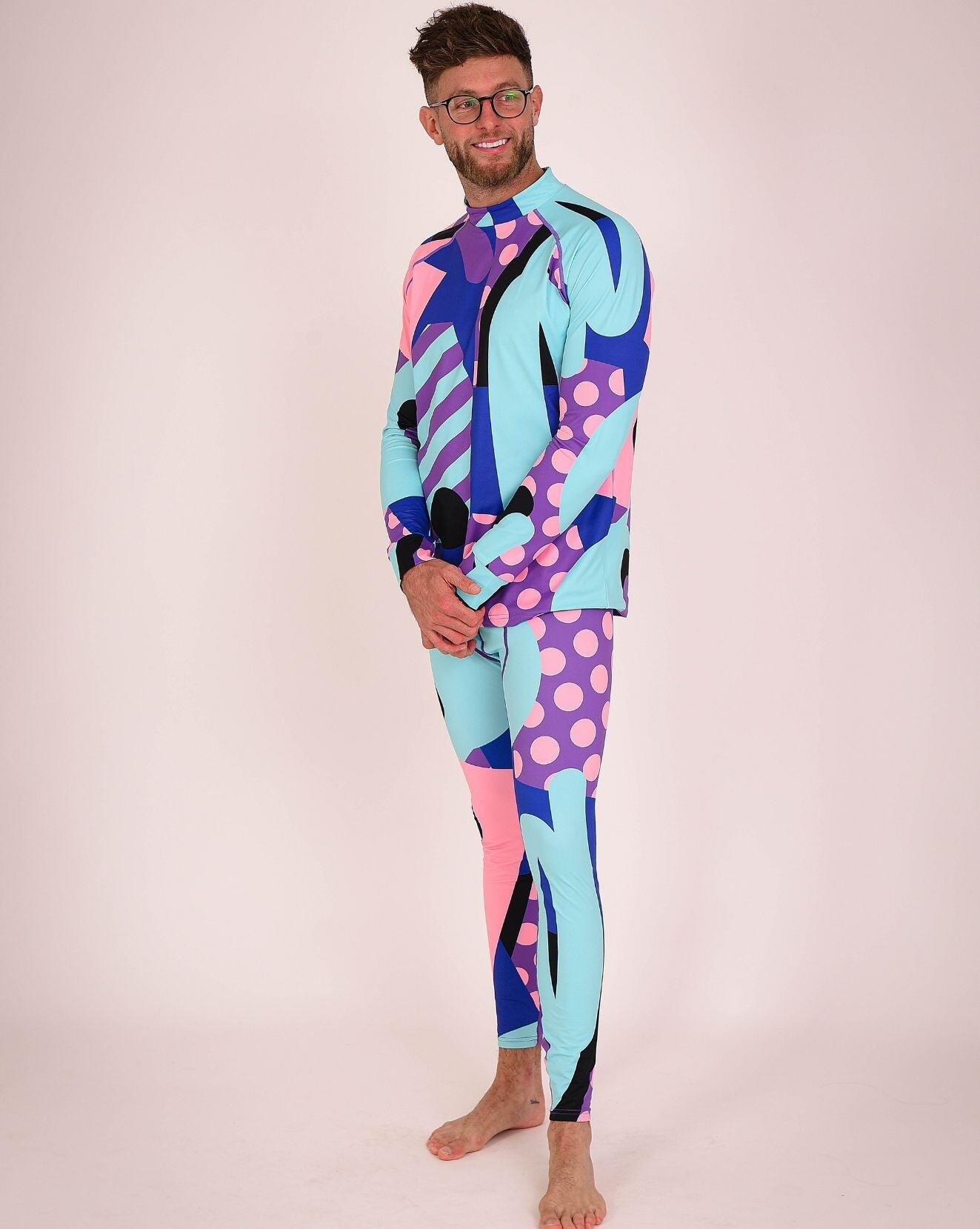 OOSC Penfold Men's Baselayer Pant - Fluo Ultra Pink Thermal Leggings ...