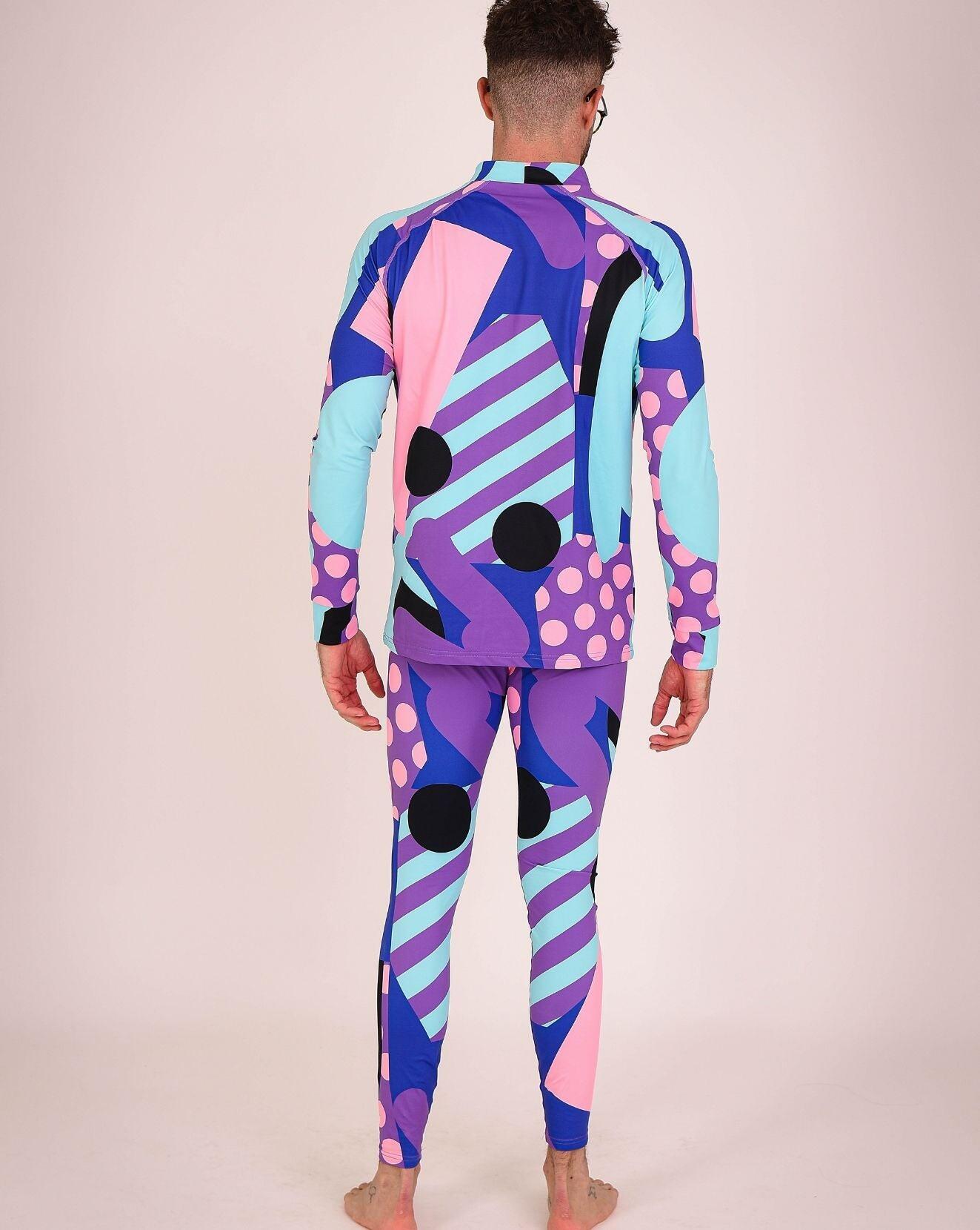 OOSC Penfold Men's Baselayer Pant - Fluo Ultra Pink Thermal Leggings ...