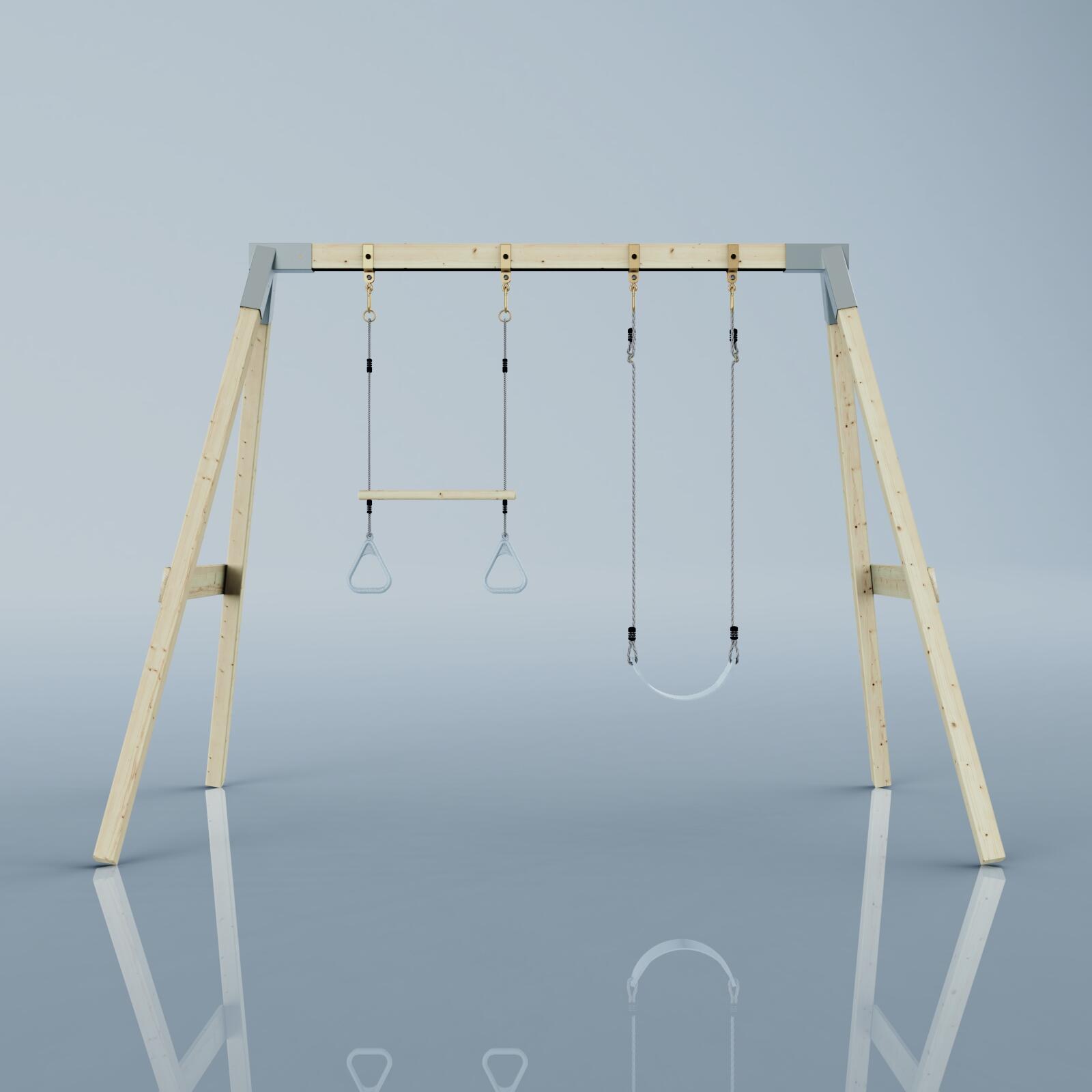 Schaukel Tukan in Eisblau - 182 × 286 × 212 cm | Decathlon