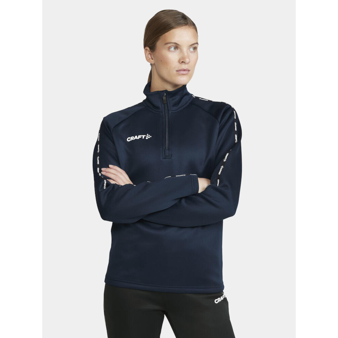 Sweatshirt 1/2 rits vrouw Craft Squad 2.0 | Decathlon