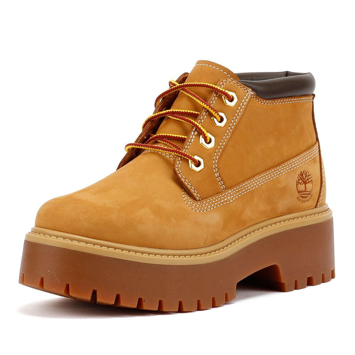 Timberland Stone Street Nellie Leather Women's Wheat Boots | Decathlon