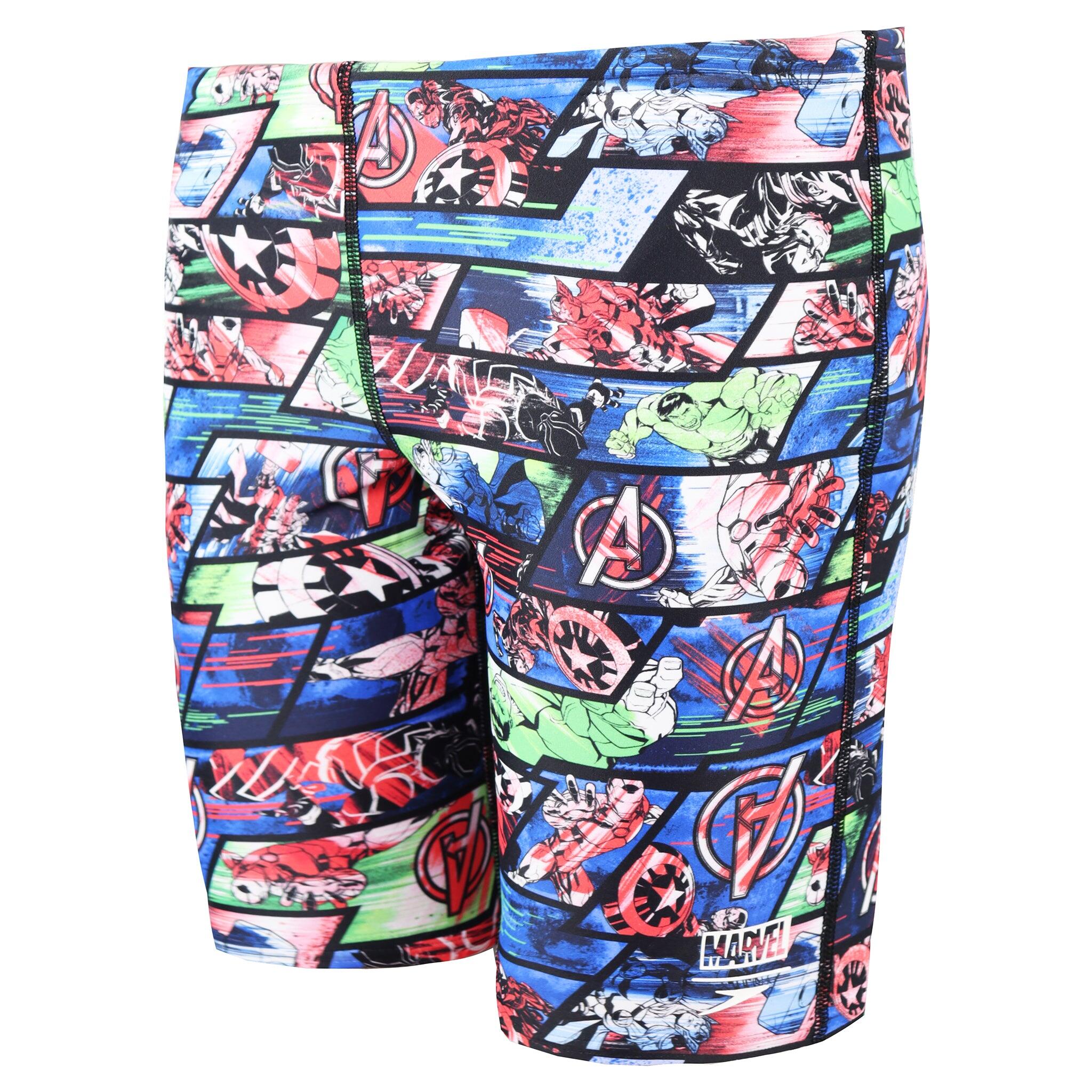 Speedo All Over Print Marvel Avengers Kids Multicolour Jammers | Decathlon