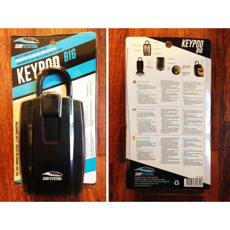 SURF SYSTEM - KeyPod Big (Cadenas Sécurité à Code) SURFSYSTEM | Decathlon