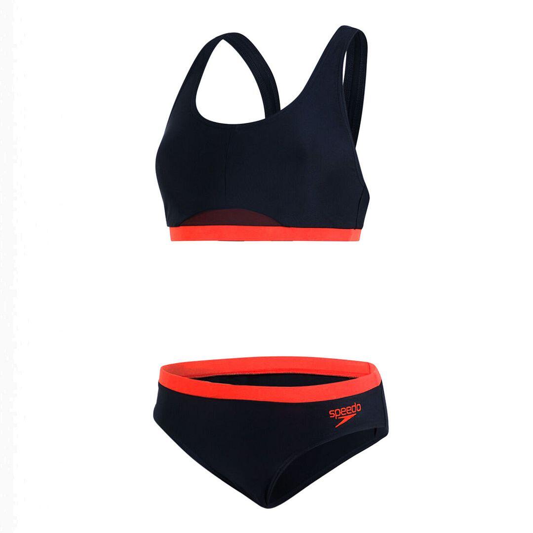 Speedo HydroActive Womens Black Bikini Set | Decathlon