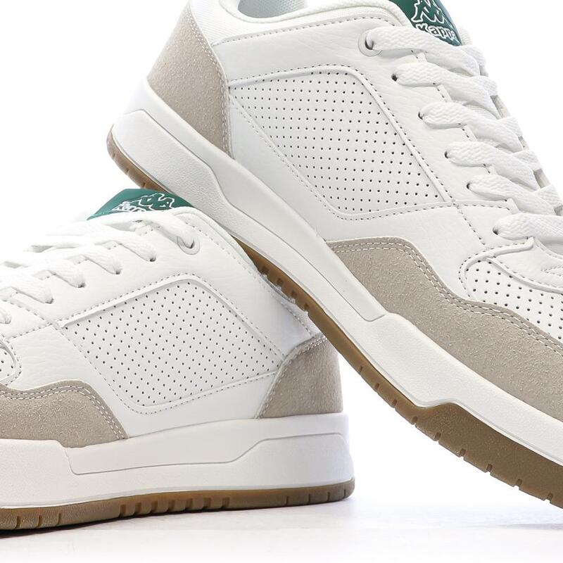 Baskets Blanches/Beiges/Vert Homme Kappa Logo Manis 909 | Decathlon