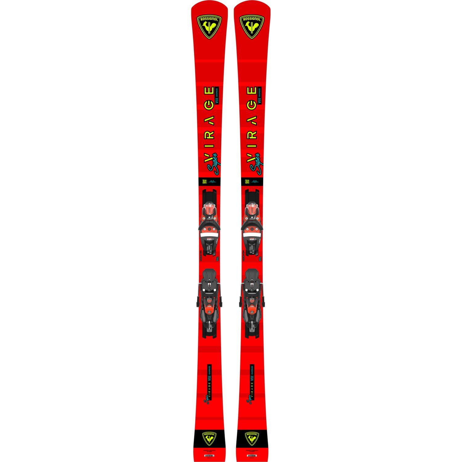 Skis Super Virage Viii Oversize K + Fix Spx 14 Konect Gw B80 Bk Hot Rd ROSSIGNOL | Decathlon