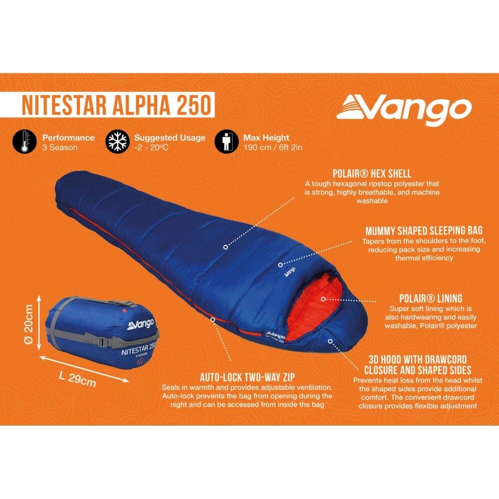 Vango Nitestar Alpha 250 Classic Blue VANGO | Decathlon