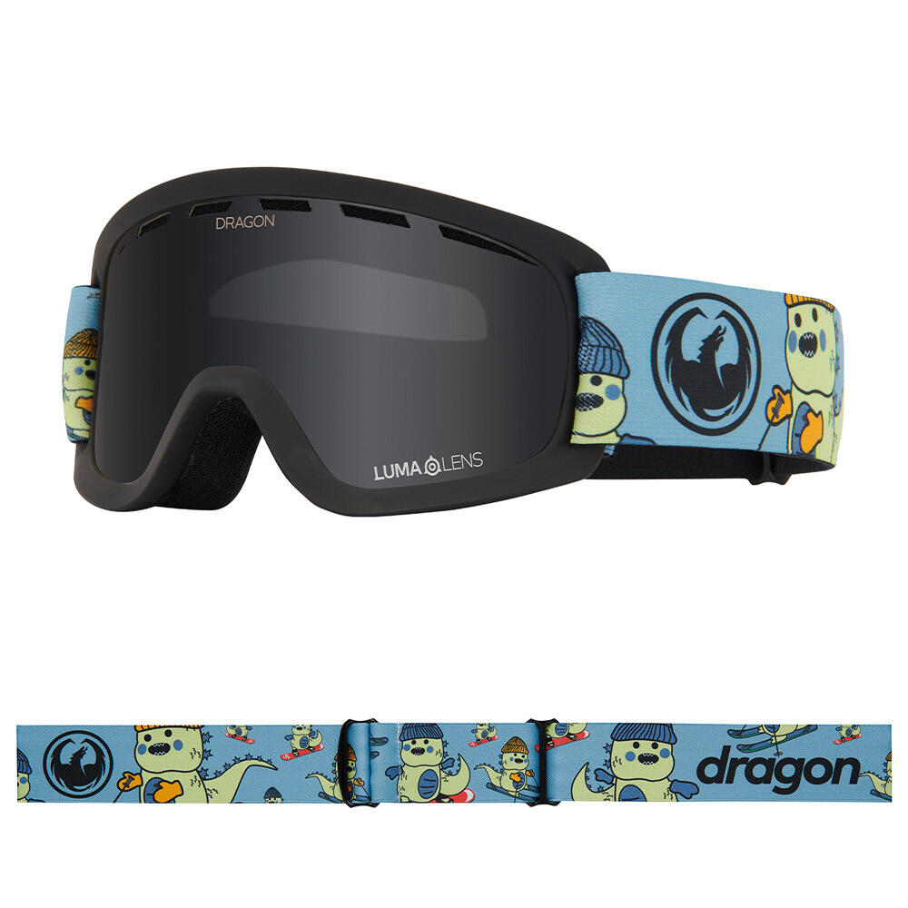 LIL D Youth Snow Goggles - Charcoal/Lumalens Amber | Decathlon