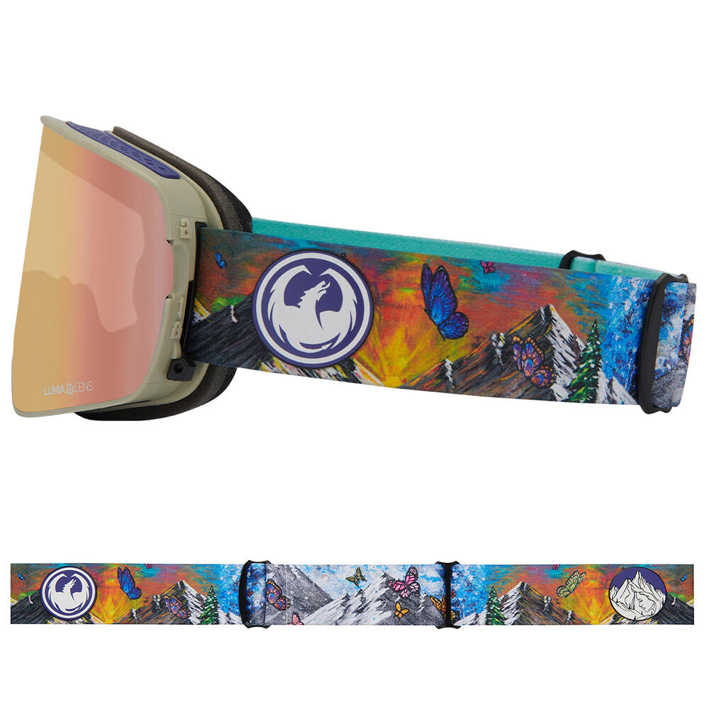 NFX2 Unisex Skibril - Kimmy Fasani Sig 2025/LL Rose Gold Ionized & LL ...