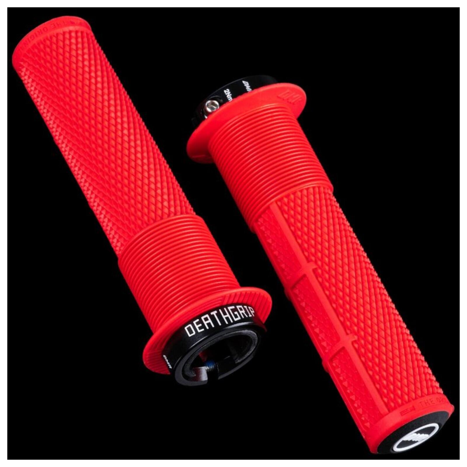 DMR Handlebar Grips DeathGrip 2 Flanged - Thick - Red | Decathlon