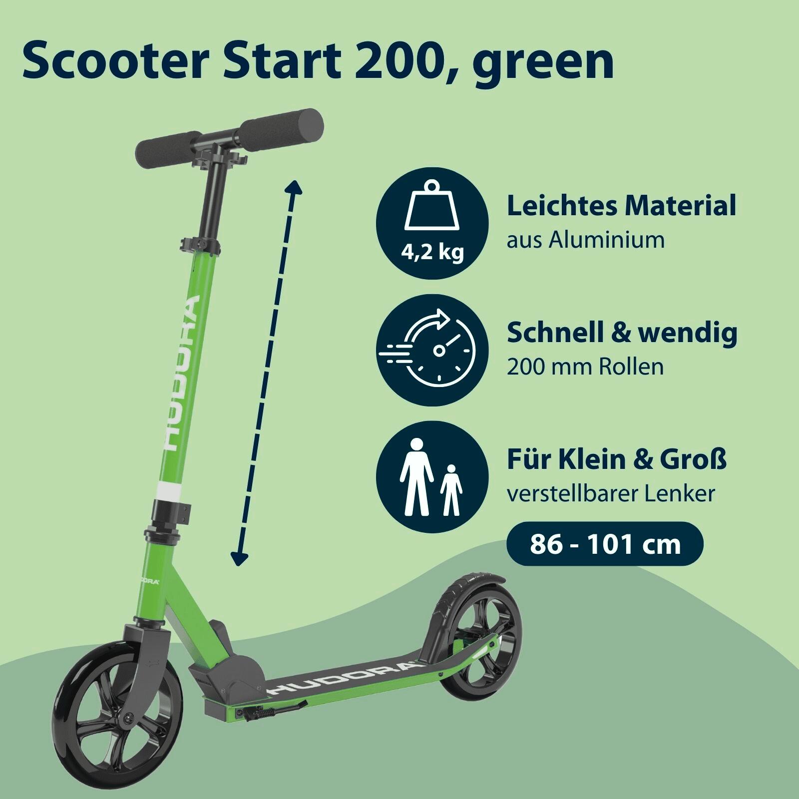 HUDORA Scooter Start 200, green HUDORA | Decathlon
