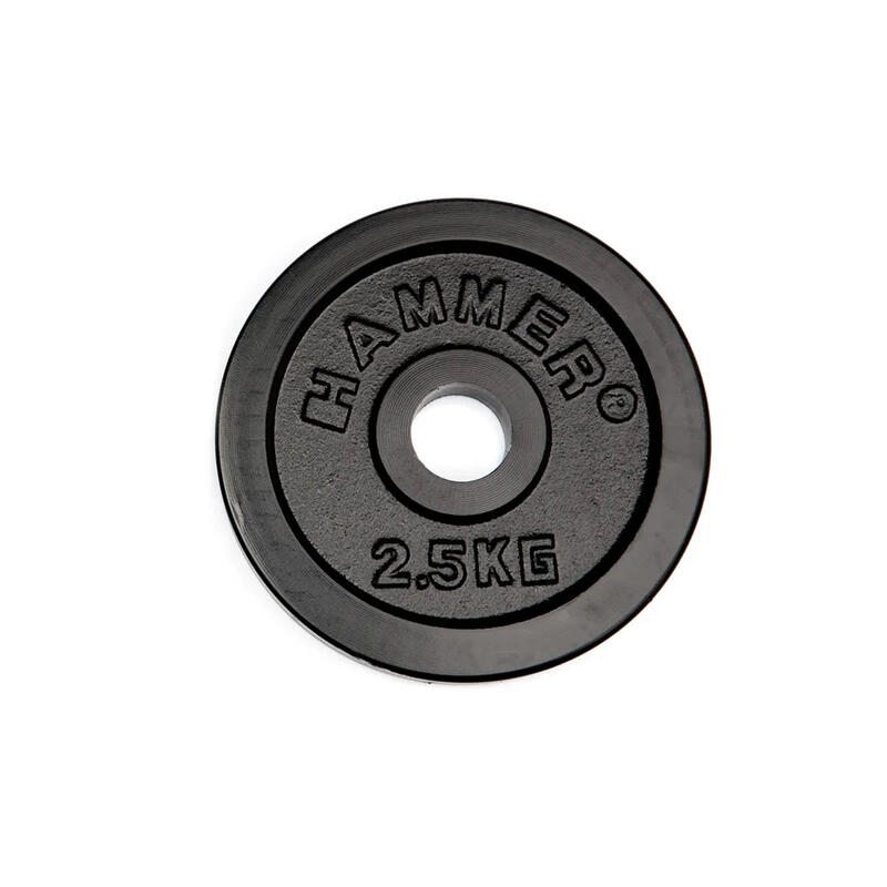 HAMMER - Disc de Greutate Hammer 30 mm - 15 kg - cu maner | Decathlon